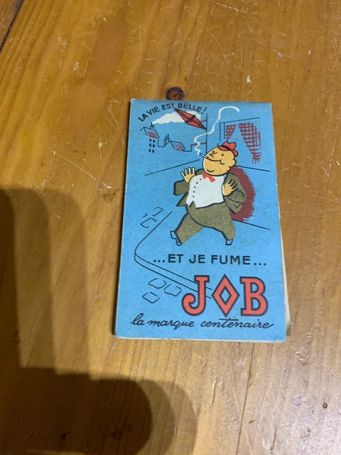 CARNET DE NOTES publicitaire de Bar Café Bistro Job Papier à cigarette ...