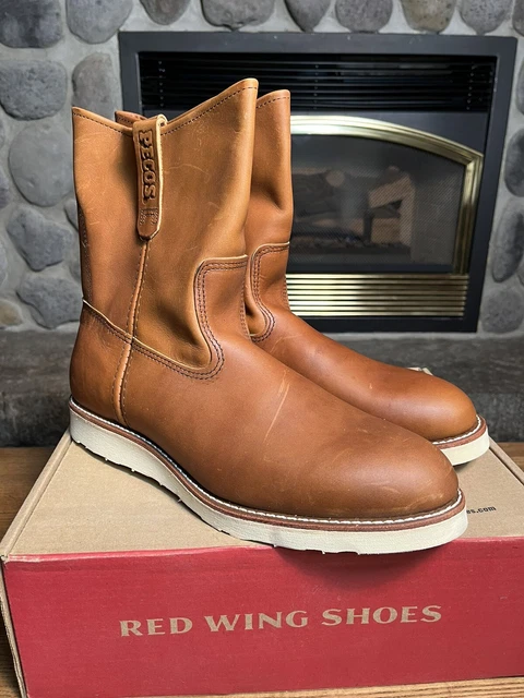NEW IN BOX Red Wing Pecos 866 Pull On Work Boot Size 12 E USA Vtg 🇺🇸 £ ...