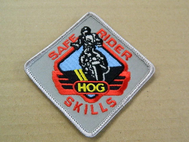 HARLEY-DAVIDSON HOG AUFNÄHER ORIGINAL Harley Owners Group Patch Safe ...