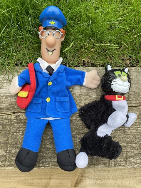 RARE POSTMAN PAT & Jess The Cat Hand Puppet Toys Plastic Head Soft Body ...