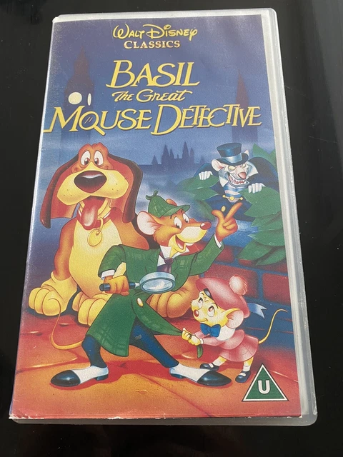 BASIL THE GREAT Mouse Detective - Walt Disney - PAL VHS Video Tape EUR ...
