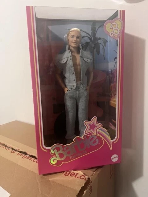 Barbie The Movie Collectible Ken Doll Wearing All Denim Matching Set