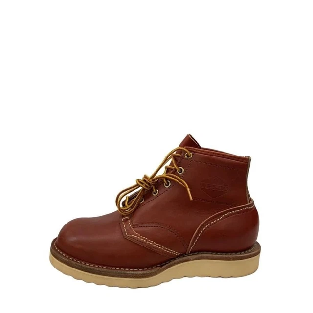 WESCO LEATHER BOOTS Brown US 6.5 Heel 3cm Height 15cm Outsole 28cm £507 ...