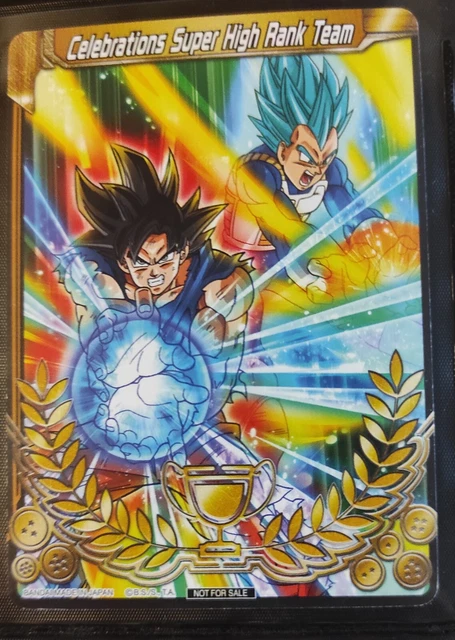 MERIT CARD GOKU y Vegeta Blue Dragon Ball Super Card Game (jcc gt spr ...