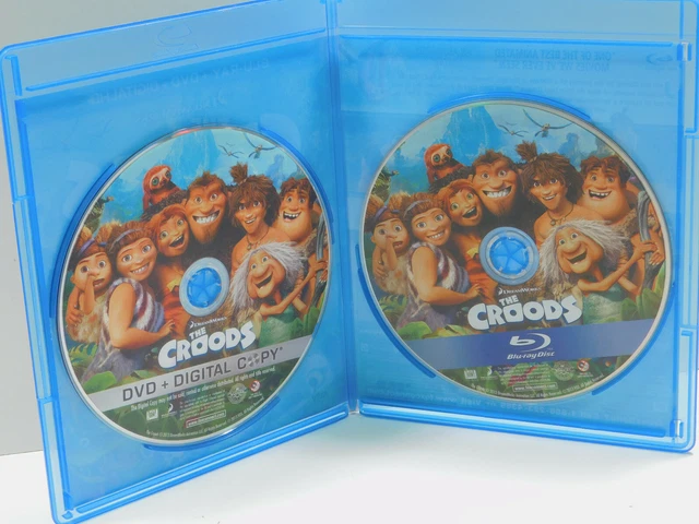 THE CROODS DREAMWORKS movie Blu-ray DVD + Digital copy, 2013, 2-Disc ...