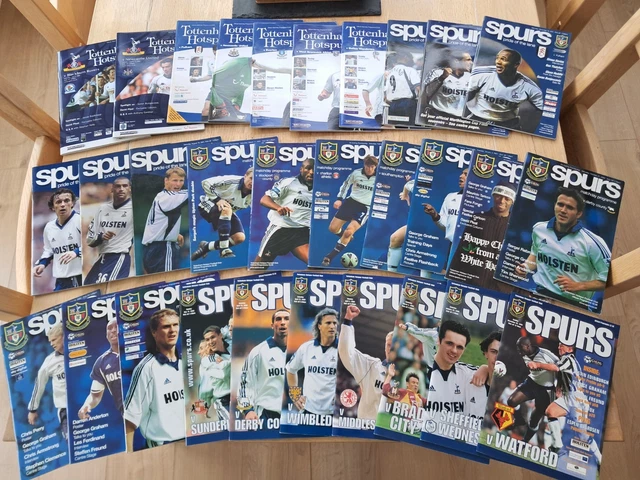 TOTTENHAM SPURS 30 Home Programme Bundle From 1999/00 - 2003/04 £5.98 ...