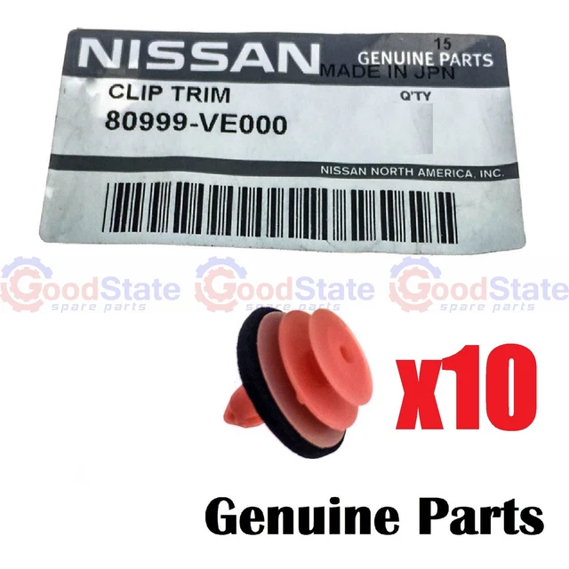 GENUINE NISSAN ELGRAND E50 Patrol Y61 GU Orange Door Panel Trim Clip ...