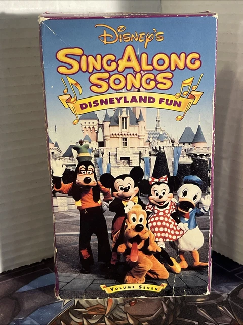 DISNEY SING ALONG Songs Disneyland Fun Volume Seven VHS Tape Vintage £7 ...