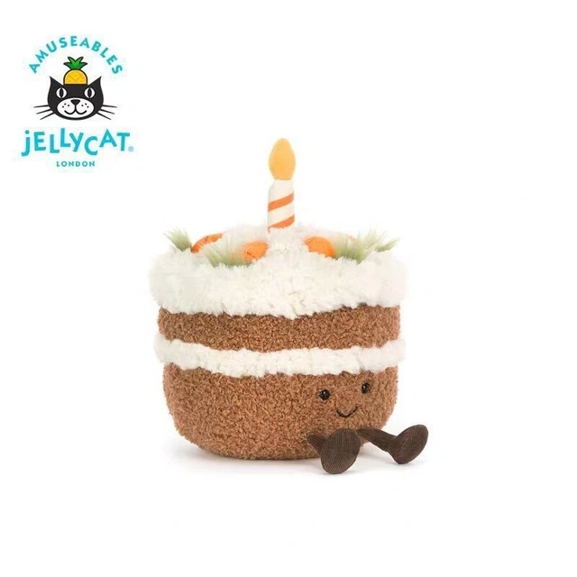 NEW JELLYCAT AMUSEABLES Carrot Cake 21cm BNWT &Dust Bag For Gift UK ...