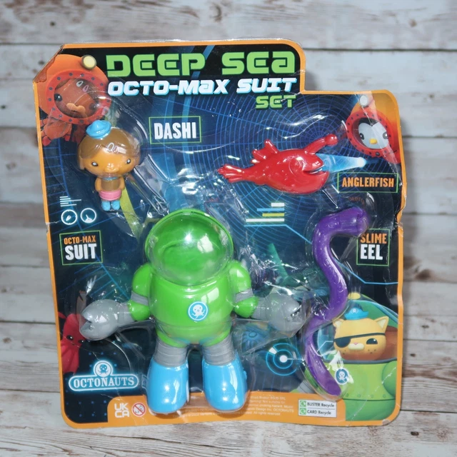 OCTONAUTS DEEP SEA Octo-Max Suit Set Dashi Angerfish Slime Eel EUR 11 ...