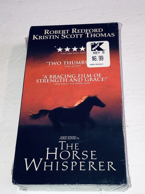 THE HORSE WHISPERER (VHS, 1998) Robert Redford Kristin Scott Thomas ...