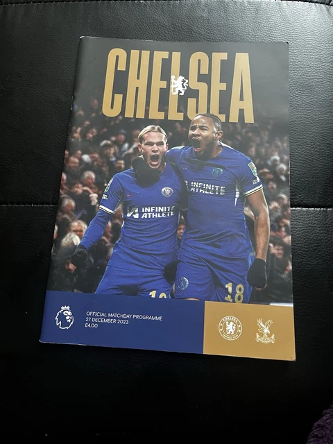 CHELSEA VS CRYSTAL Palace Official Match Day Programme 2023 £3.00 ...