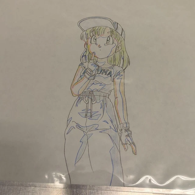 DRAGON BALL BULMA Original Art Video Layout Akira Toriyama Toei Collana ...