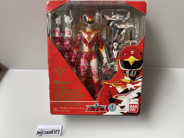 BANDAI POWER RANGERS Super Chojin Sentai Jetman S.H.Figuarts RED HAWK ...