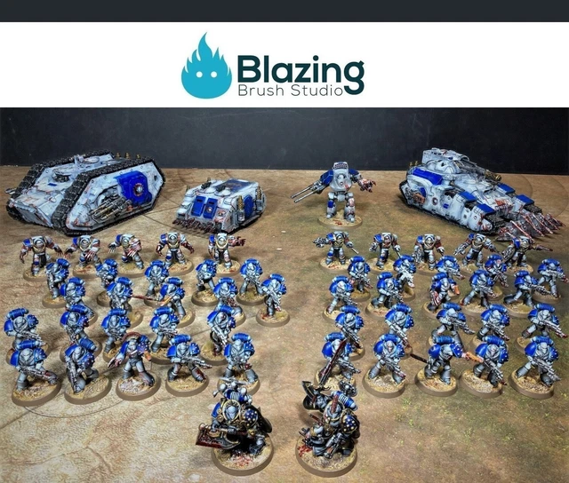 WORLD EATERS HORUS Heresy Army Space Marines 30k 40k dipinto ...