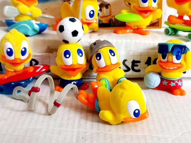 SORPRESINE KINDER FERRERO SERIE COMPLETA 9x FIGURE PULCINI SPORTY ...