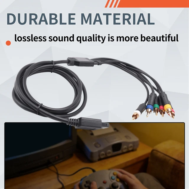 RGB/RGBS-KABEL FÜR N64 SFC SNES -Videokonsolen Composite-Kabel St3604 ...