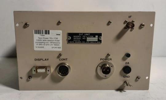 TAIYO MUSEN TD-L1706 Radio Direction Finder Processing Unit DF Receiver ...
