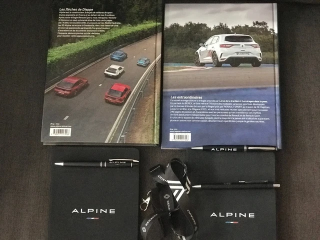 2 BOOKS ALPINE flèches DIEPPE + RENAULT SPORT extraordinaires + 2 notes ...