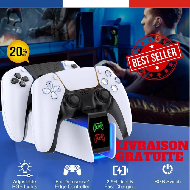 Chargeur Manettes Dualsense Chargeur De Manette PS5 Pour Manette ...