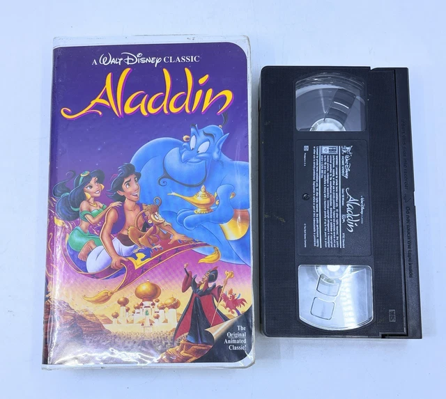 ALADDIN (VHS, 1993) A Walt Disney Classic. The original Animated ...