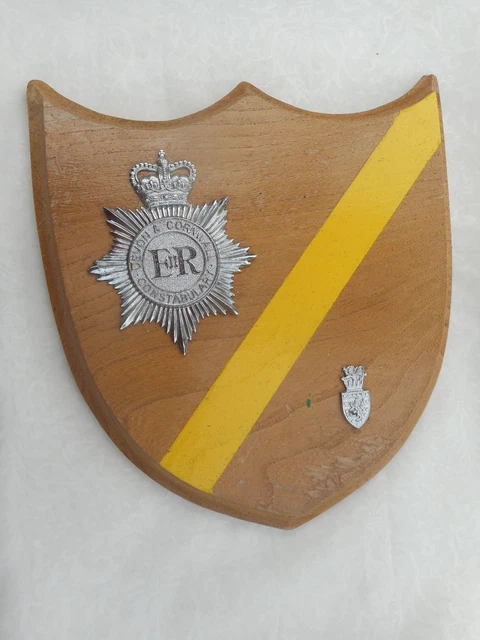 DEVON & CORNWALL Constabulary Wall Plaque/Crest/Shield Large £21.99 ...