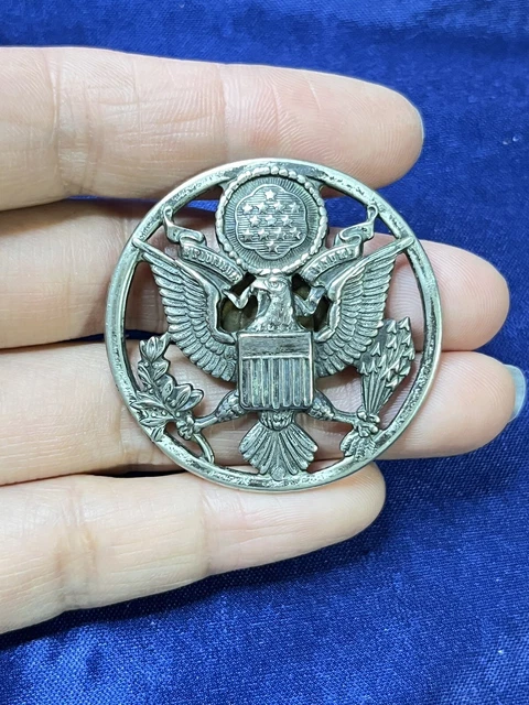 AUTHENTIC US AIR Force USAF Enlisted Hat Cap Badge Insignia $18.00 ...