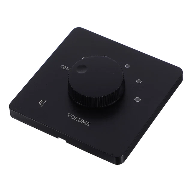 VOLUME CONTROL PANEL Balanced Amplifier Speaker Selector Switch ...
