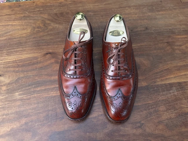 EDWARD GREEN / Foster and Son Vintage Malvern Leather Oxford Shoes 8 G ...