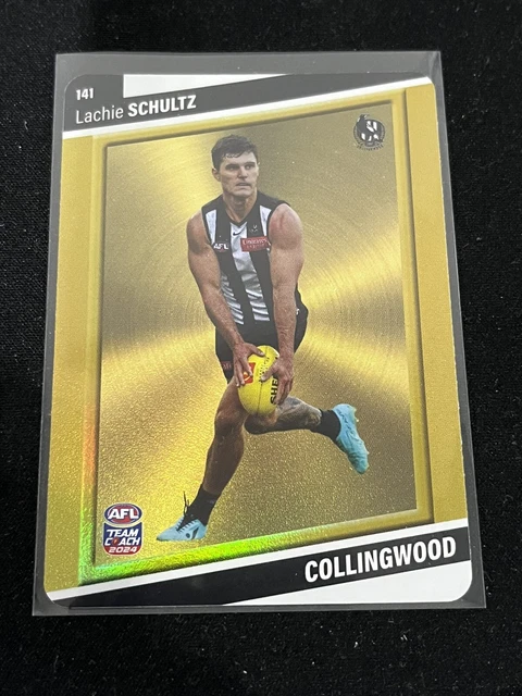 2024 AFL TEAMCOACH Lachie Schultz Gold Card $9.99 - PicClick AU