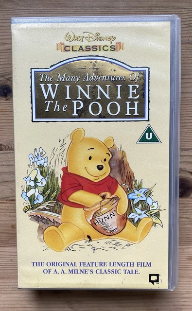 Disney Classic The Many Adventures Of Winnie The Pooh Vintage Vhs £5