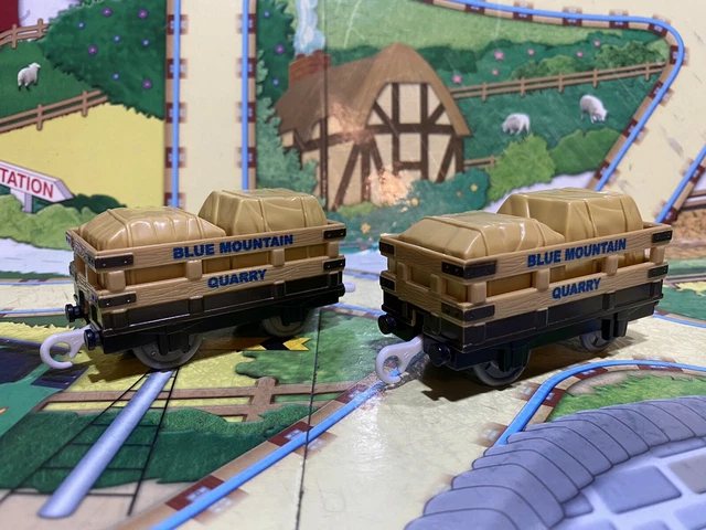 THOMAS THE TANK engine trackmaster trains Blue Mountain Quarry Trucks ...