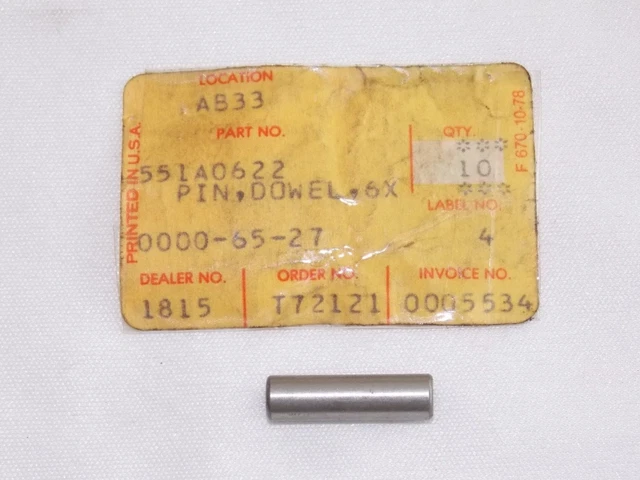 Nos Kawasaki 1973 1981 Dowel Pin 6x22 Z1 Kz900 Kz1000 551a0622 Eur 3 46