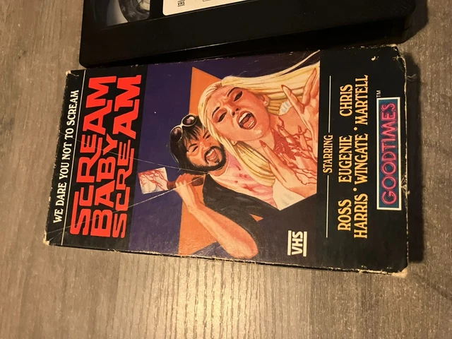 SCREAM BABY SCREAM VHS Tape 1986 Goodtimes Release Horror Movie £36.26 ...