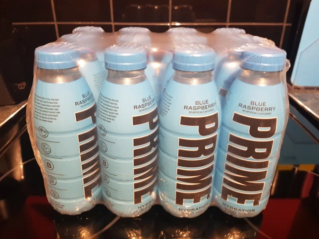 PRIME HYDRATION DRINK Blue Raspberry 12x500ml pack KSI and Logan Paul £ ...