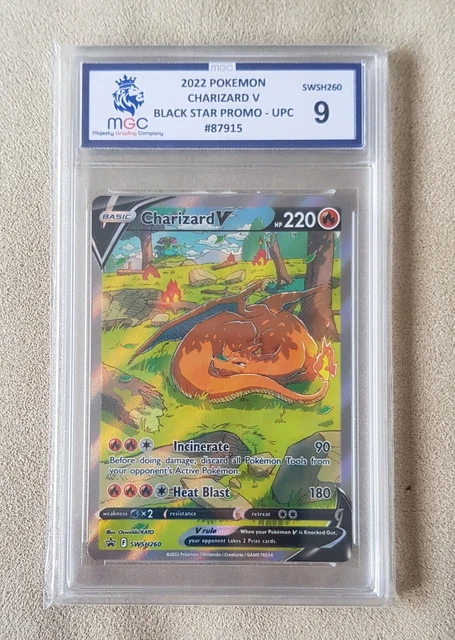 CHARIZARD V SWSH260 Pokemon Card - 2022 Ultra Premium Collection - MGC ...