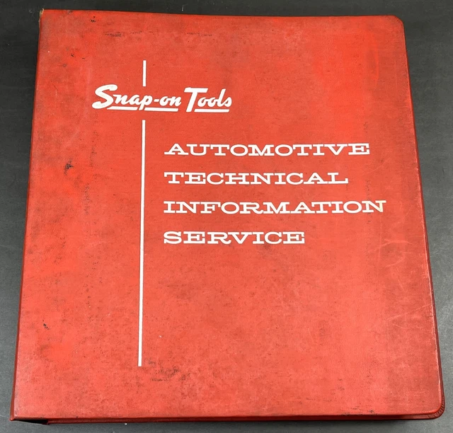 VINTAGE 1959 SNAP-ON Tools Automotive Technical Information Service ...