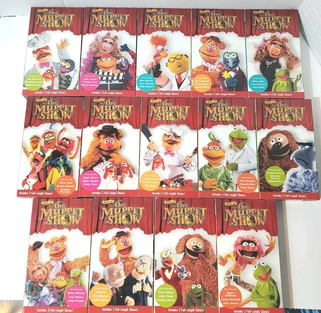 BEST OF THE Muppet Show Series VHS LOT 14 Time Life Video Tapes 70s 80s ...
