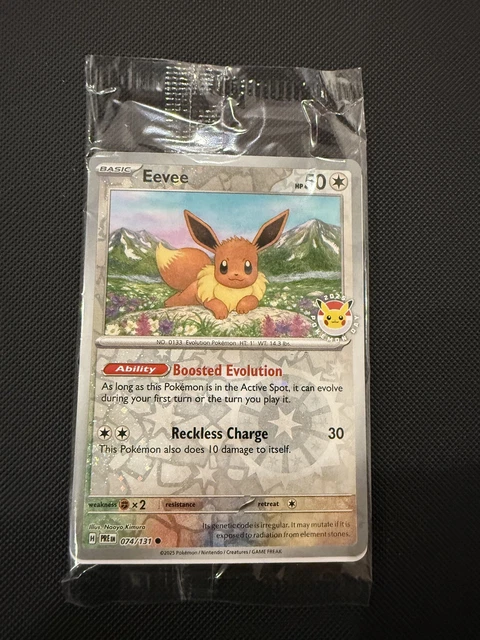 SEALED POKÉMON TCG Eevee Pokémon Day 2025 Promo Card £8.12 - PicClick UK
