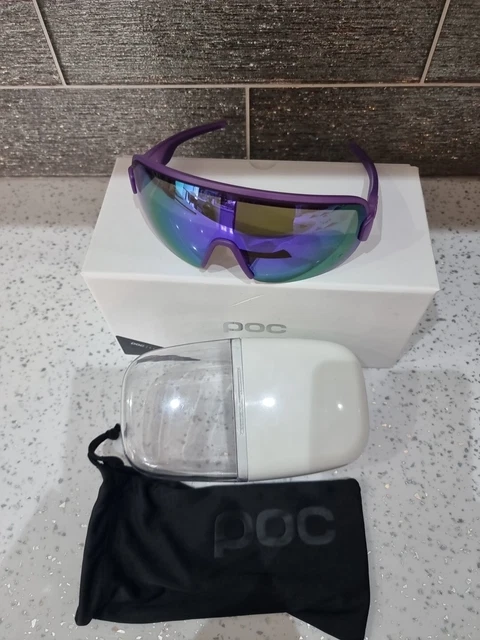 POC AIM SAPPHIRE Purple Translucent Clarity Define Violet Cat.2 £99.00 - PicClick UK