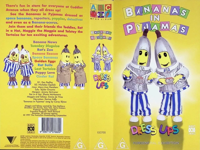 BANANAS IN PYJAMAS - DRESS UP'S - 1997 Australian ABC for Kids Video ...