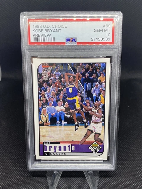 1998 UD CHOICE Preview #69 Kobe Bryant Psa 10 EUR 18,75 - PicClick FR
