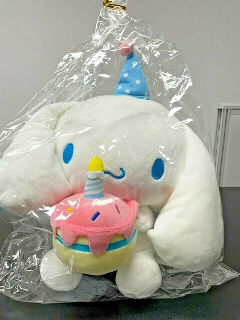 Sanrio Character Cinnamoroll Kuromi My Melody Birthday Cake Plush Doll