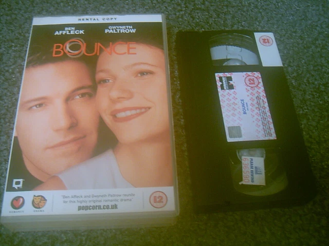 BOUNCE MOVIE-VHS TAPE-BEN AFFLECK,GWYNETH PALTROW-BIG BOX-1st bid wins ...