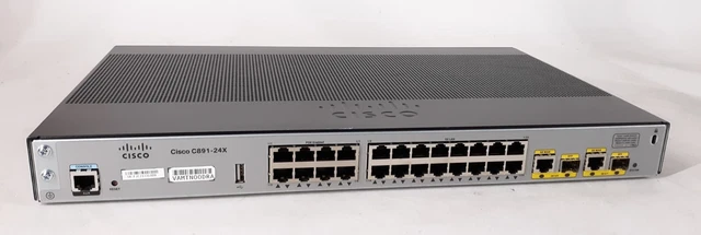 CISCO 890 SERIES C891-24X/K9 V01 Integrated Services Router NO Cord ...