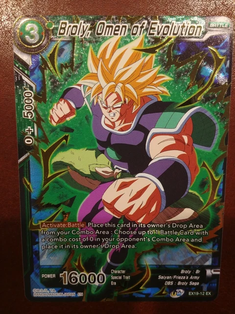 DRAGON BALL SUPER DBS English TCG Broly, Omen of Evolution Anniversary ...