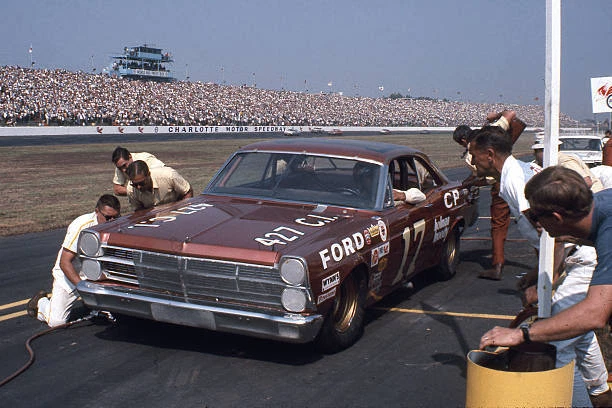 FORD FAIRLANE RACE Car Of David Pearson 1967 Motor Racing Old Photo $9. ...