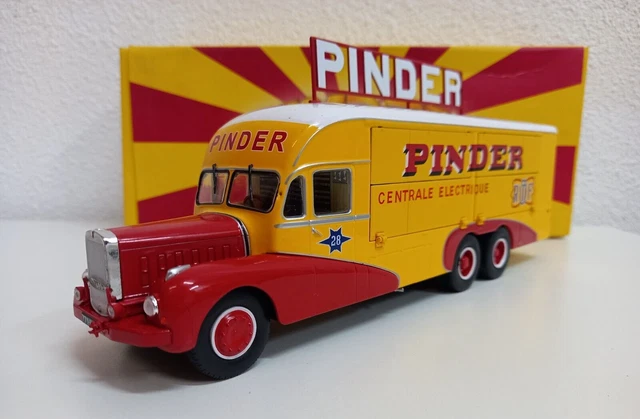 CAMION BERNARD 110MB Groupe Electrogène Pinder 1/43 IXO Boite d'Origine ...