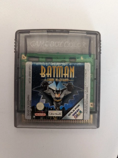 GIOCO BATMAN CHANS IN GOTHAM Nintendo GAMEBOY COLOR Game Boy Gbc RARO ...