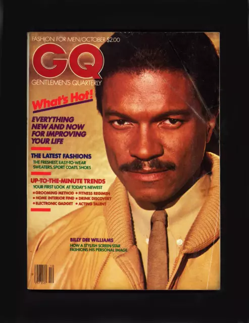 Gq October 1980 Billy Dee Williams Raul Julia Michael Ives Amy Irving